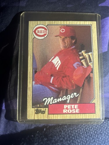 1987 Topps - Pete Rose #393 Error Card | eBay