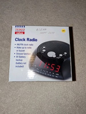 Tesco Alarm Clock Radio | eBay UK
