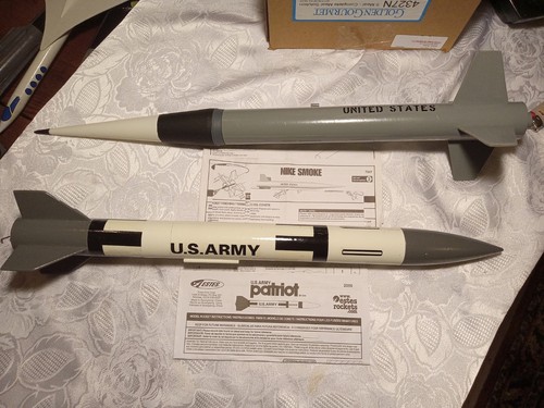 Estes Rockets Qty 2. Older Builds, NIKE SMOKE and PATRIOT, New,not ...