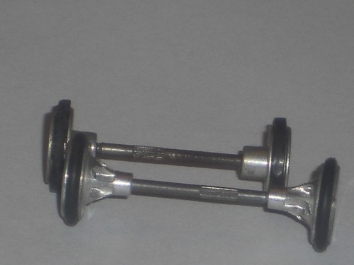 VINTAGE AURORA AFX SUPER II TYPE 2 ALUMUNUM WHEELS AND TIRES NICE HO ...