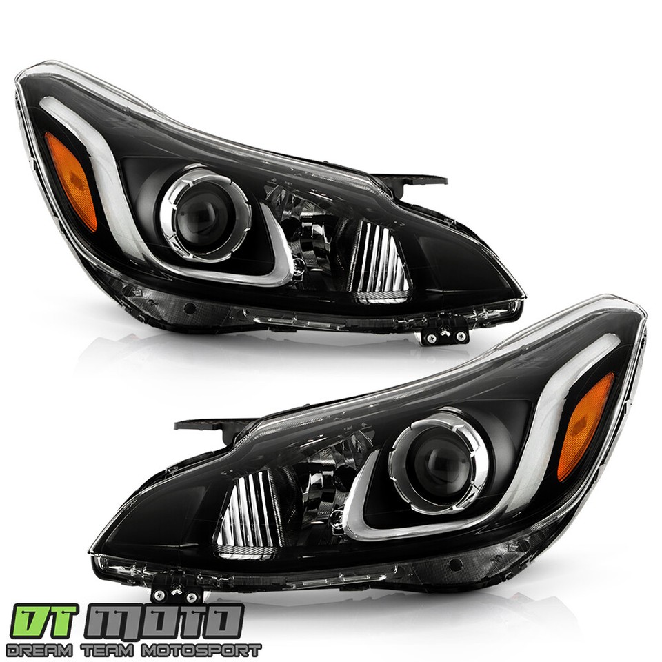 2019-2022 Chevy Spark Projector Headlights Headlamps Pair (Bumper w ...