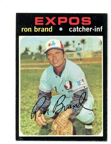 1971 TOPPS MONTREAL EXPOS RON BRAND #304 EXMT | eBay
