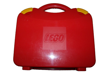 2012 Lego Carrying Case with Dividers Red Plastic Storage Organizer Box ...