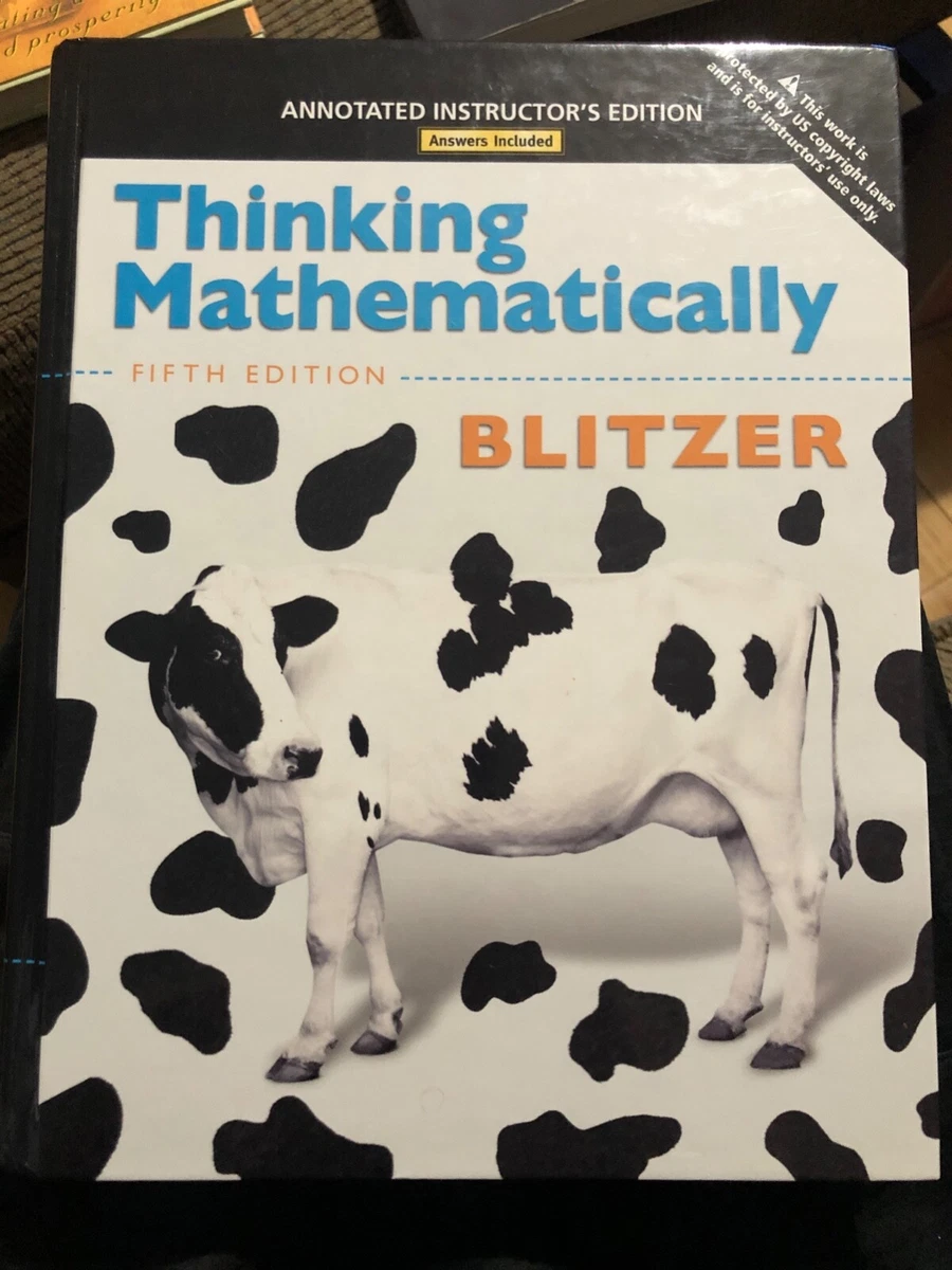 Blitzer Fifth Edition