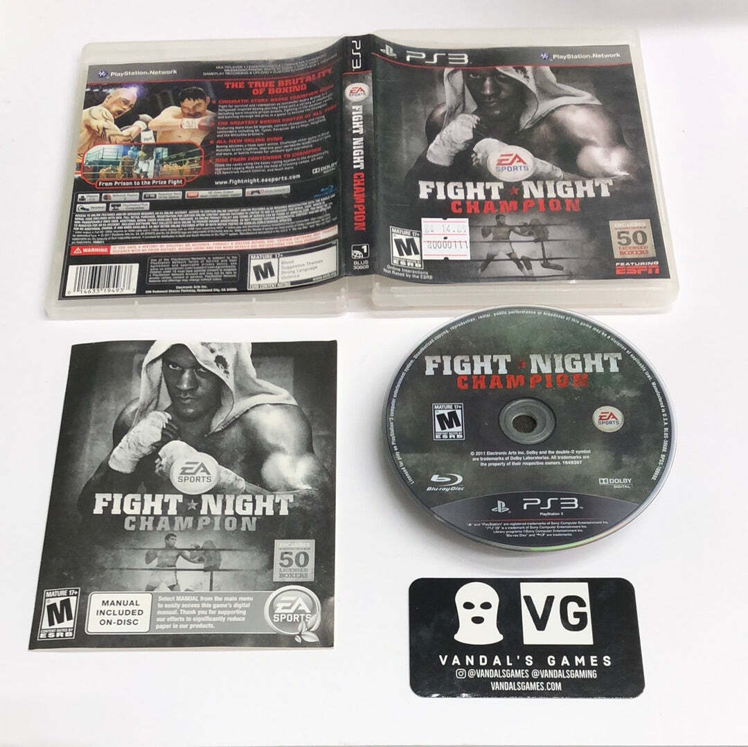 Ps3 - Fight Night Champion Sony PlayStation 3 Complete #111 14633365108 ...