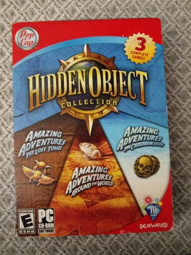 Hidden Object Collection PC CD-ROM Amazing Adventures 3 Game Collection ...