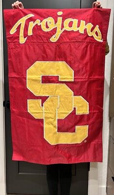 usc trojans flag | eBay