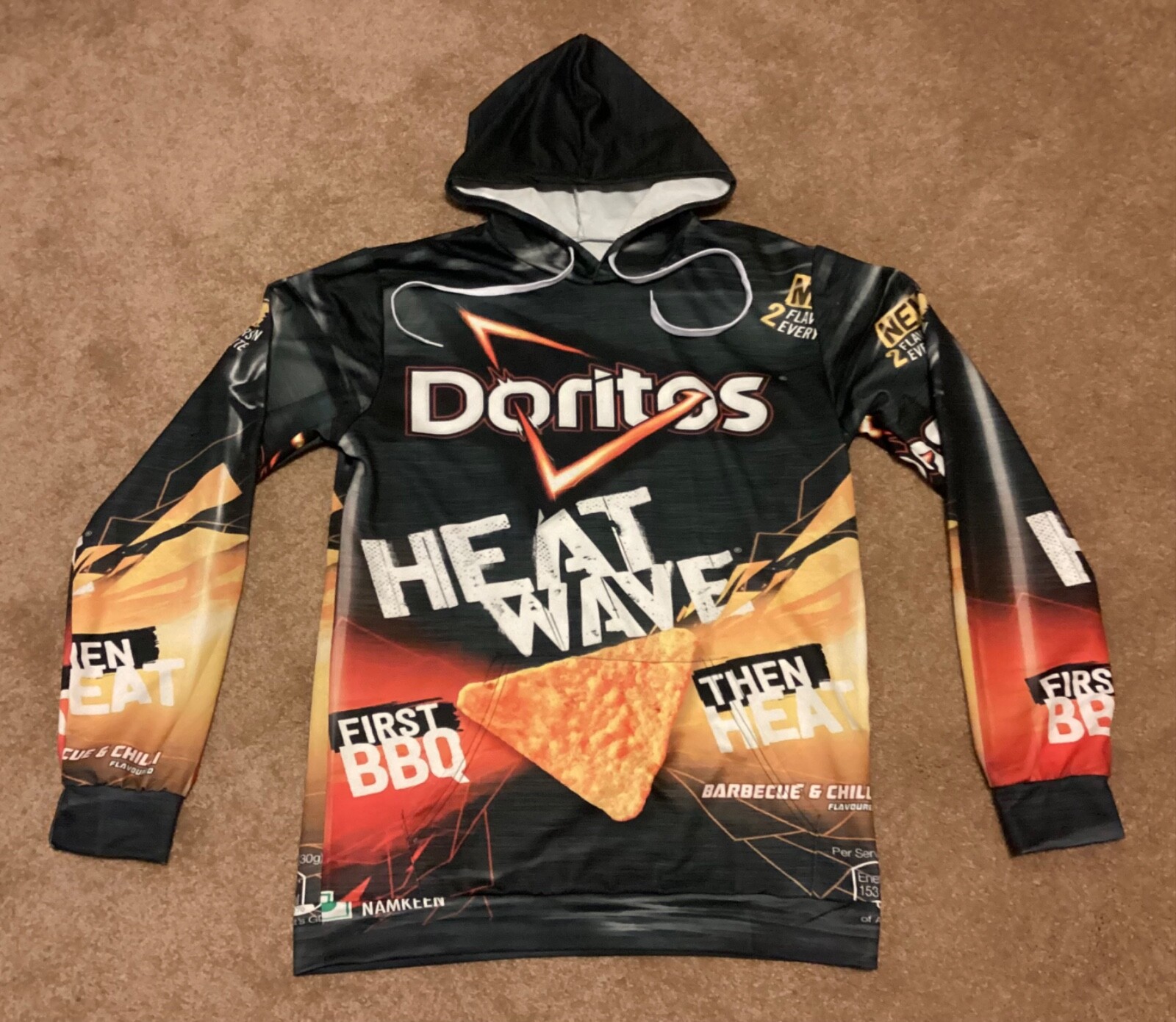 Rare & Cool DORITOS Heat Wave BBQ Lightweight Hoodie … - Gem