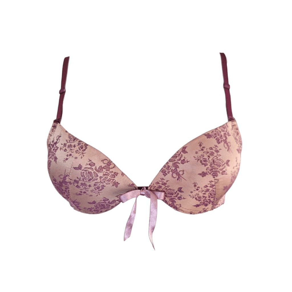 regency floral jacquard style push-up bra - Gem