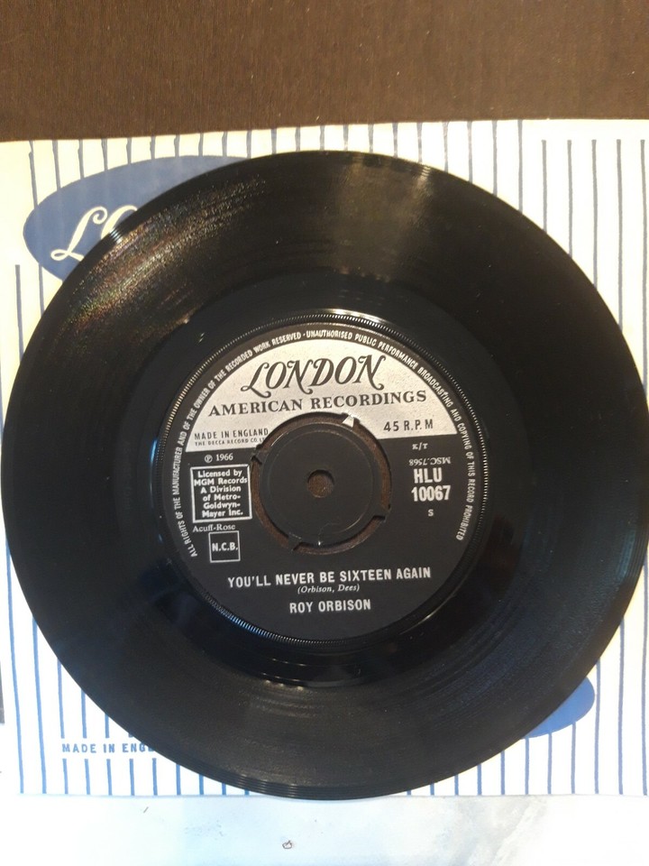 ROY ORBISON TOO SOON TO KNOW 45 RPM VINYL SINGLE 1966 | eBay