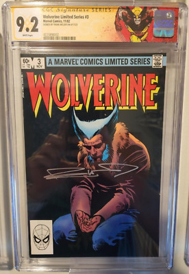 Wolverine Limited Series #3 CGC 9.2 SS Frank Miller 1982 Custom Label ...