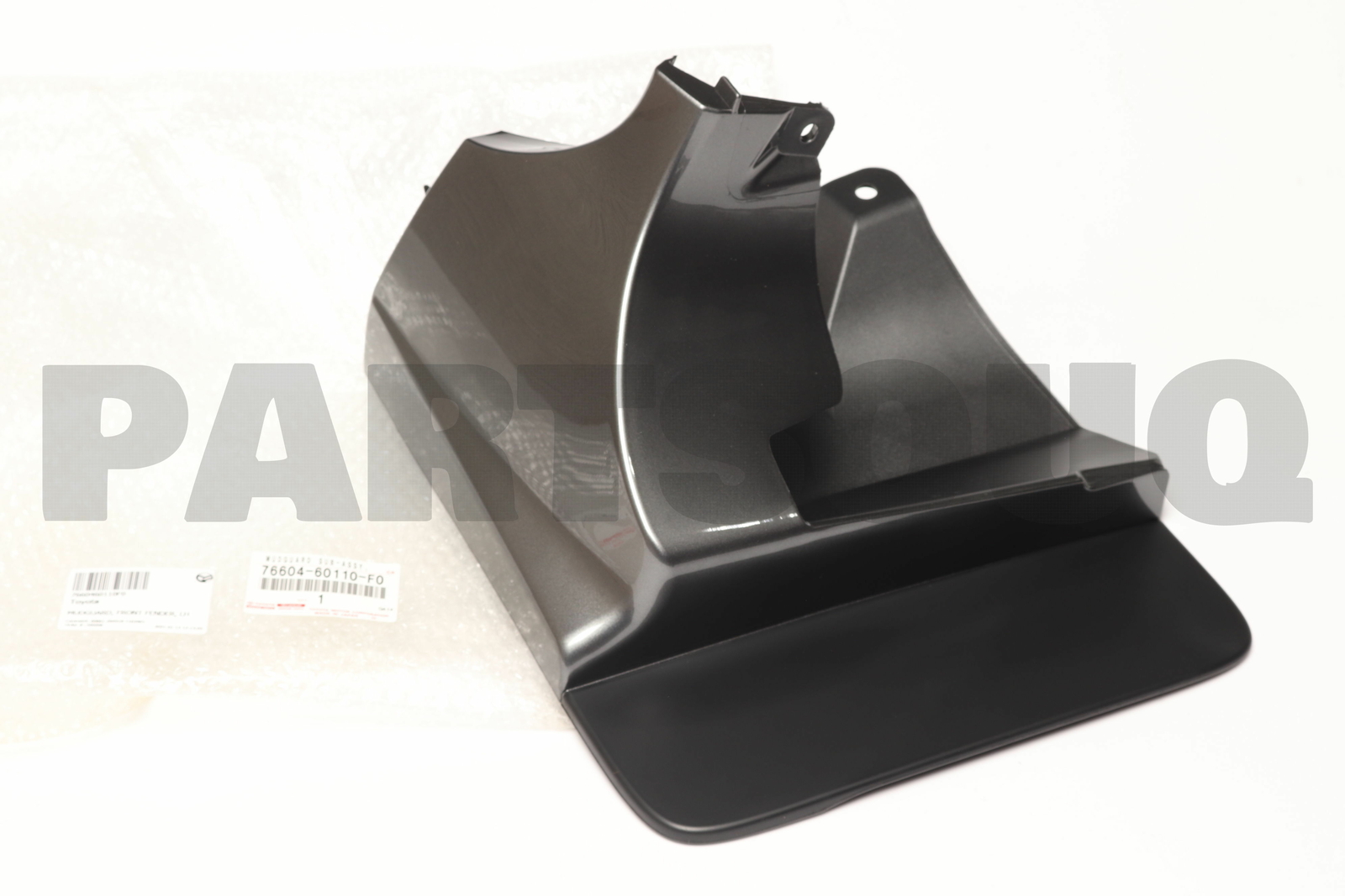 7660460110F0 Genuine Toyota MUDGUARD, FRONT FENDER, LH 76604-60110-F0 ...