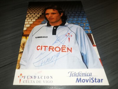 Mario Héctor Turdó hand signed celta vigo Club autograph card | eBay