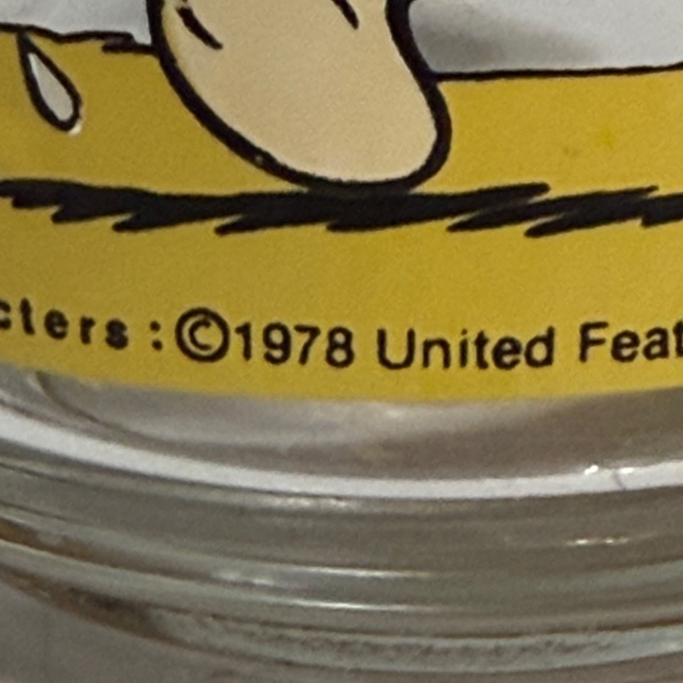 (2) VINTAGE COLLECTIBLE GARFIELD McDONALDS MUGS/GLASSES 1978 | eBay