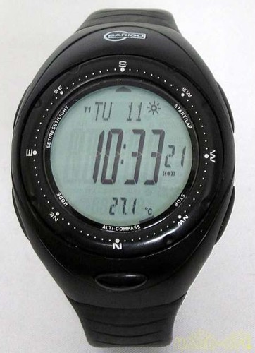 Barigo BA-46-BB Altimeter Compass Barometer Outdoor Watch Used | eBay