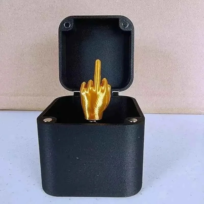 Middle Finger Surprise Gift Box Middle Finger Perfect Prank Hand Pop-Up ...