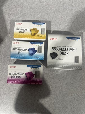 GENUINE XEROX 8560 8560MFP SOLID INK SET CYMK 108R00723/724/725/727 | eBay