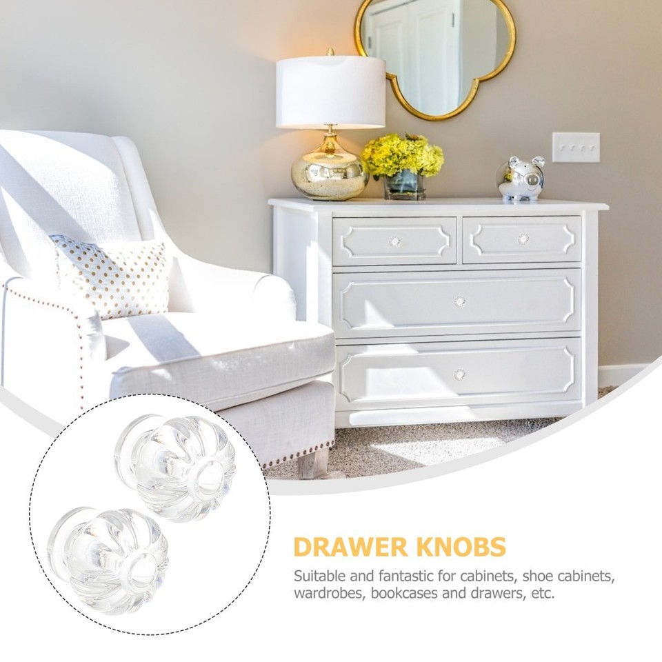 8 Pcs Cabinet and Closet Handles Desk Drawer Pull Furniture Pulls ...