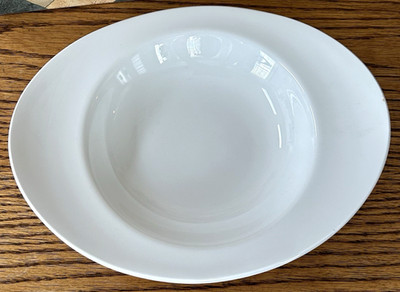 Churchill England White Oval Coupe Bowl Super Vitrified ISO9001 BS4034 ...