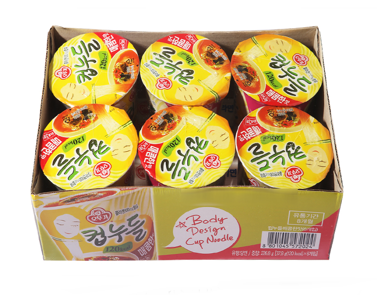 Korean Popular Noodle Ramyun OTTOGI Cup Ramen 6pack Collection | eBay