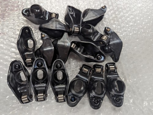 Chevy 1.6 Ratio Rocker Arms Elgin Steel W/ Roller Tip Set 16 305 327 ...