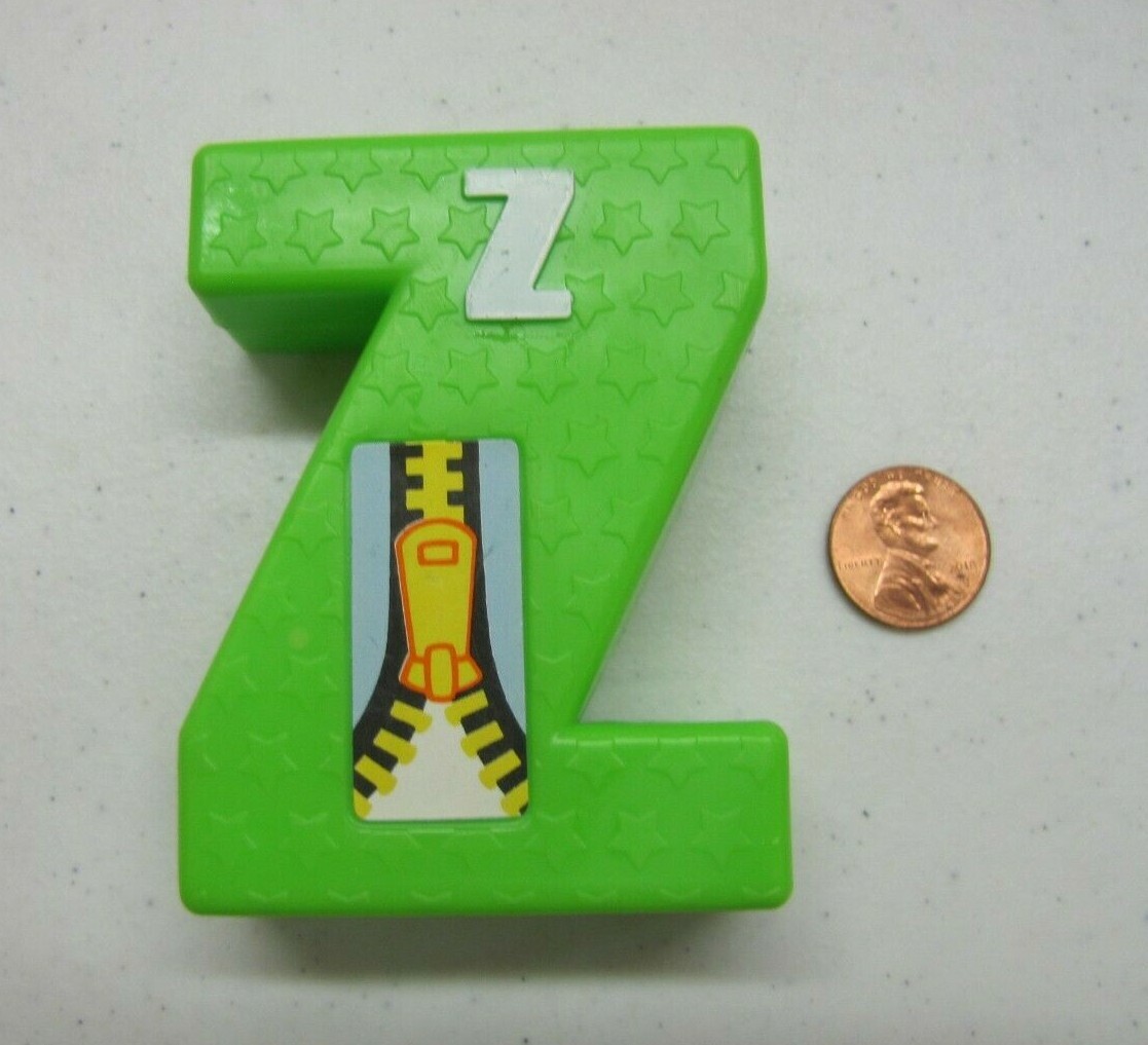 Vintage Sesame Street Letter Z Jim Henson Tyco 3" Textured Alphabet ...