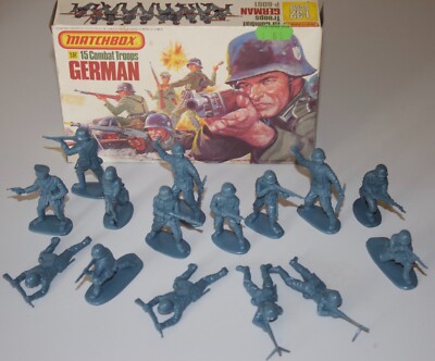matchbox Toy Soldiers Boxed german combat troops 1/32 Scale airfix ...