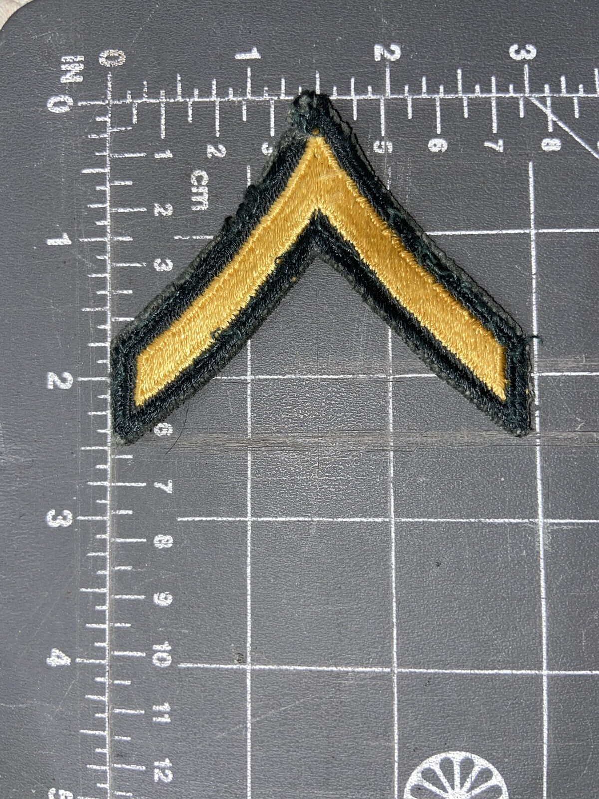 United States Army Private E-2 E2 PV2 Rank Patch Insignia Chevron Green ...