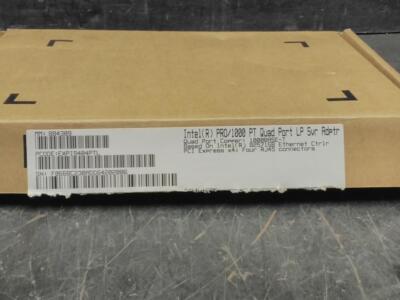 Intel Pro 1000 PT Quad Port LP SVR ADPTR 884309 (52.75-279-11.25) | eBay