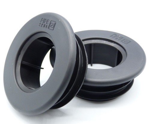2 x Easy Fit Pipe Snug Black for 32mm 1 1/4" Waste Pipe | eBay UK