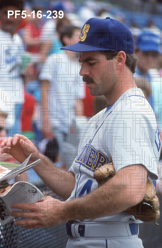 John Christensen - 1987 Seattle Mariners - lot of three 35mm color ...