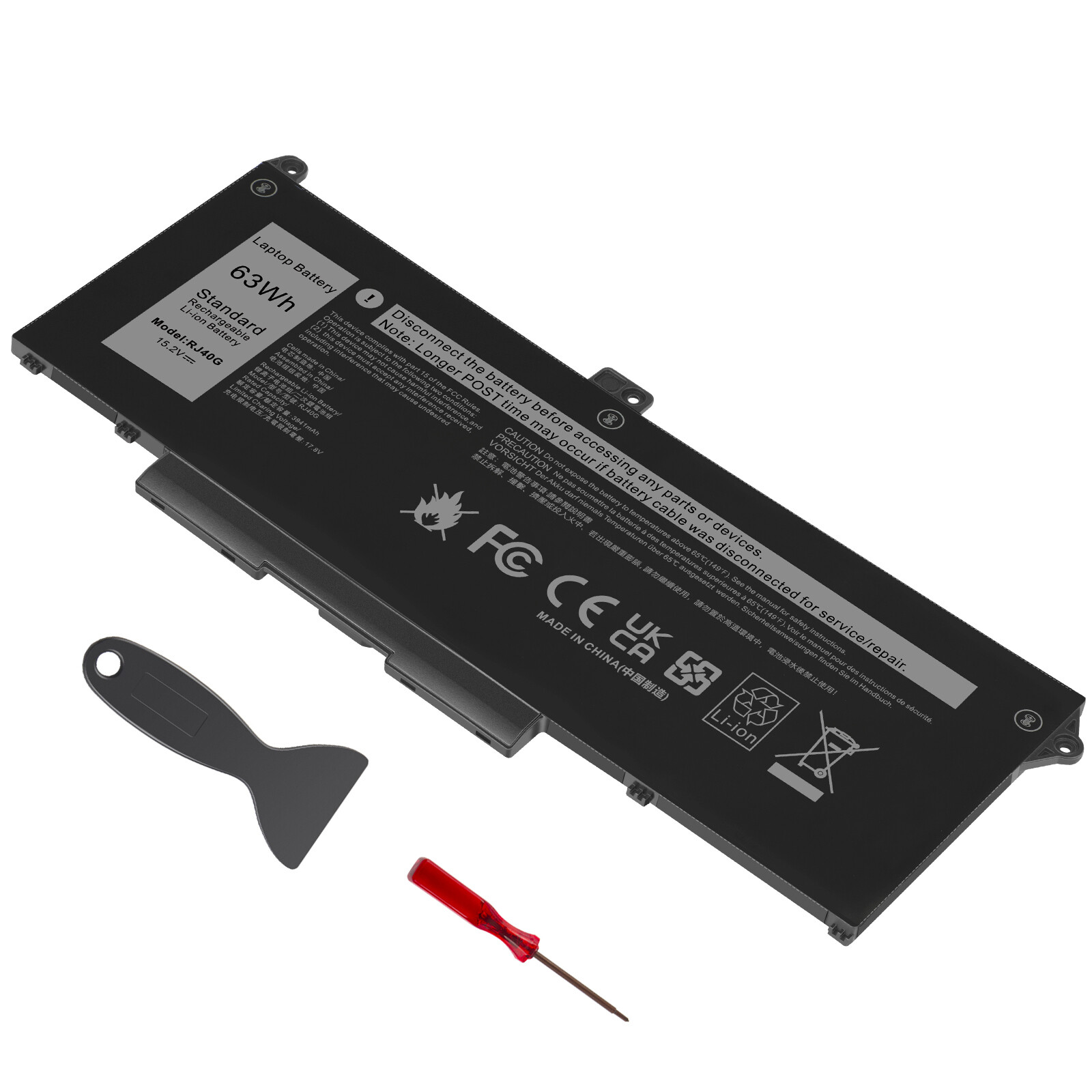 RJ40G M033W Battery For Dell Latitude 5420 5520 Precision 3560 01K2CF ...