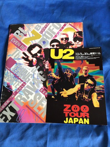 U2 Japan tour book and promo flyer 1993 | eBay