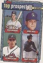 1992 Topps Micro - Ryan Klesko, John Jaha, Rico Brogna #126 (RC) for ...