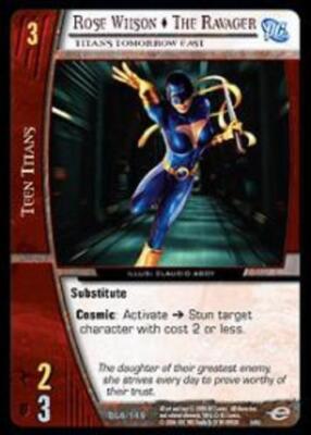 VS System: Rose Wilson - The Ravager, Titans Tomorrow East [Played] DC ...