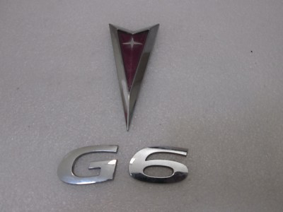 05 06 07 08 09 10 PONTIAC G6 REAR TRUNK LID CENTER EMBLEM LOGO BADGE ...