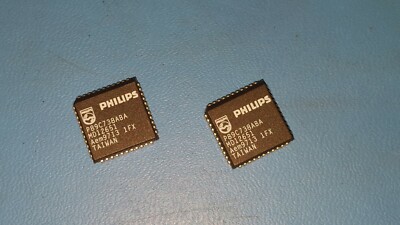 IC Microcontroller 64x8 FLASH 8051 CPU 40MHz CMOS, PLCC44 PHILIPS ...
