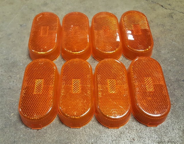 6x Pm-108-15 Sae-ap2-79 Trailer Marker Lens Light Cover Orange Amber ...