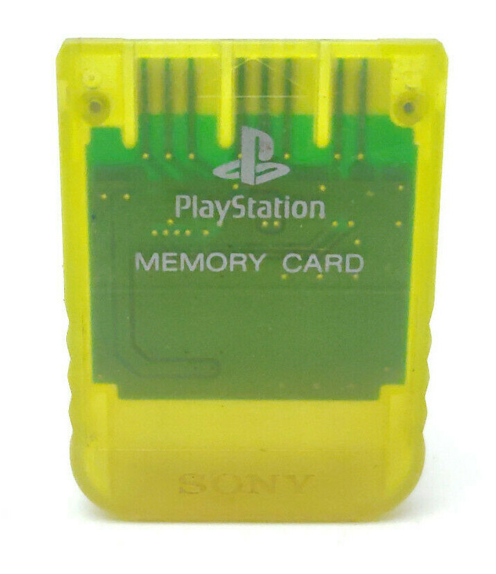 Sony Playstation 1 PS1 Official OEM 15 Block Memory Card Import SCPH ...