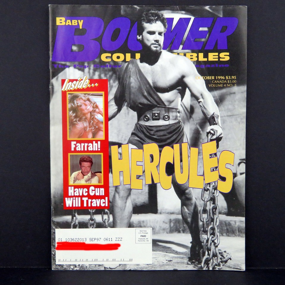 Choice of one Baby Boomer Collectibles Pop Culture Magazine, Sep-Nov ...