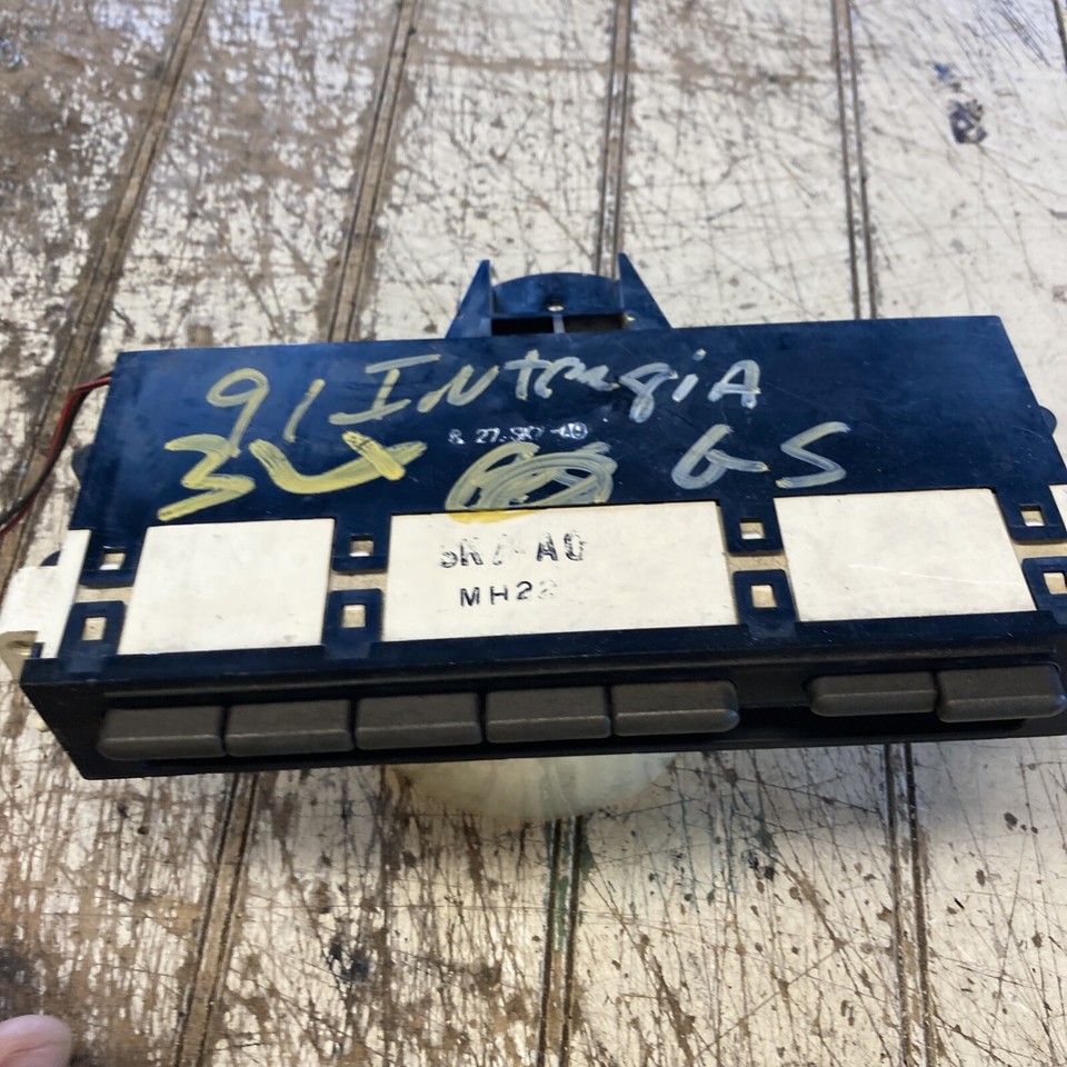 90-93 ACURA INTEGRA TEMPERATURE CONTROL PANEL w/ PUSH BUTTONS heater ...