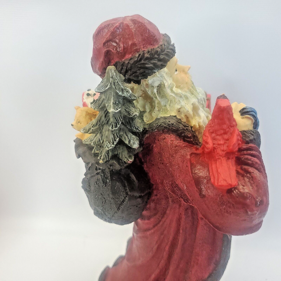 Vtg Old World Santa St. Nick Resin Figurine 11-1/2" Holiday Collection ...