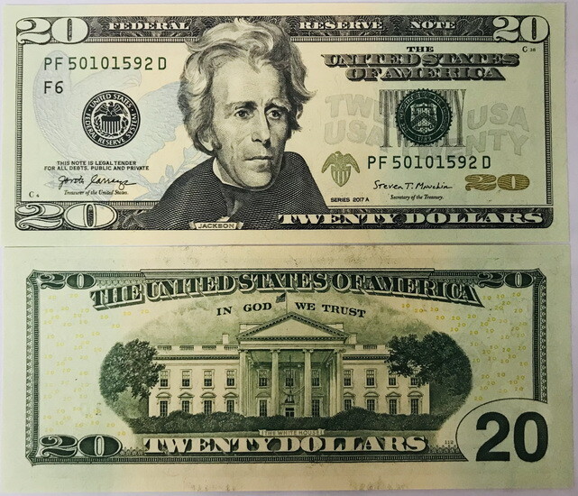 United States 20 Dollars USA 2017A P 546 F Atlanta UNC | eBay