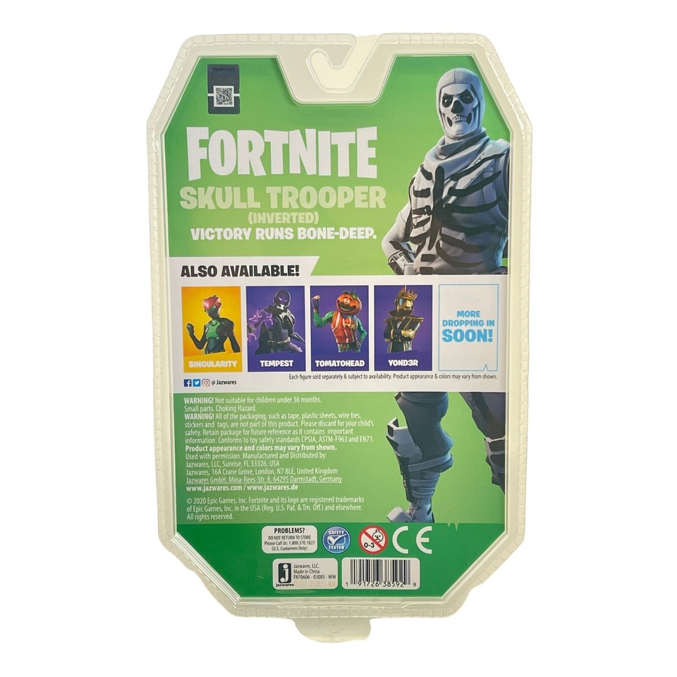 Fortnite Action Figure Jazwares Solo Mode Skull Trooper Inverted | eBay