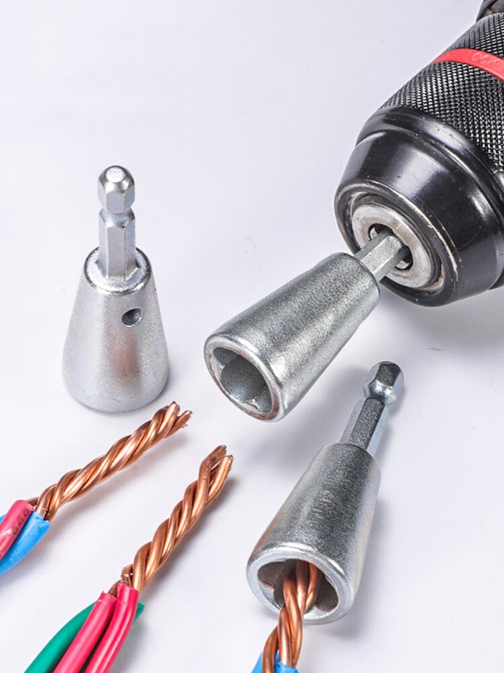 Wire Stripping&Twisting Tool Electrical Drill Wire Stripper Cable Nut ...