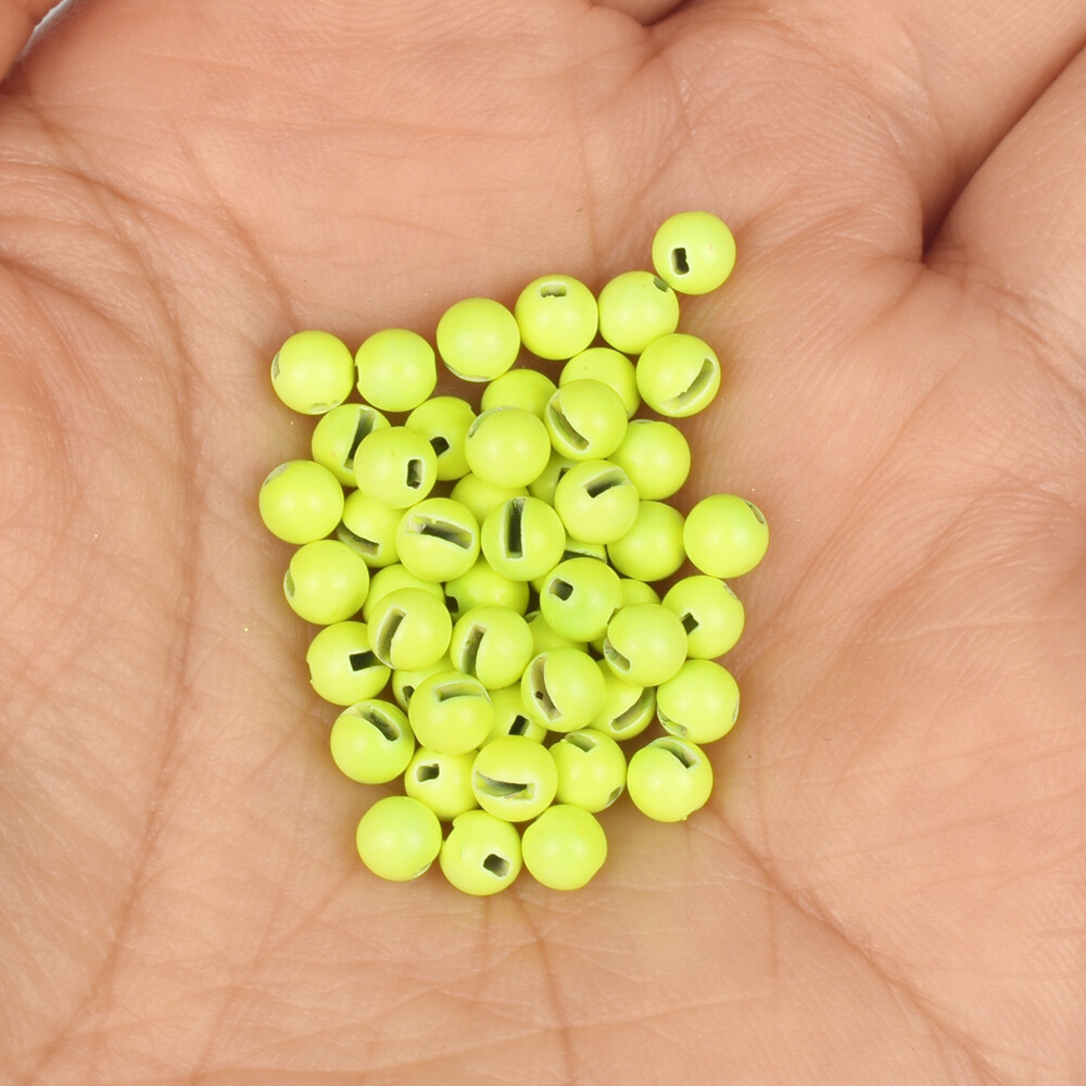 MUUNN 50 Slotted Tungsten Fly Tying Beads 13Size/12Color Nymph Fly ...