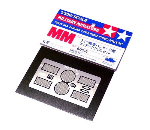 TAMIYA Military Model Photo-Etched 1/35 German Panther Type G Scale ...