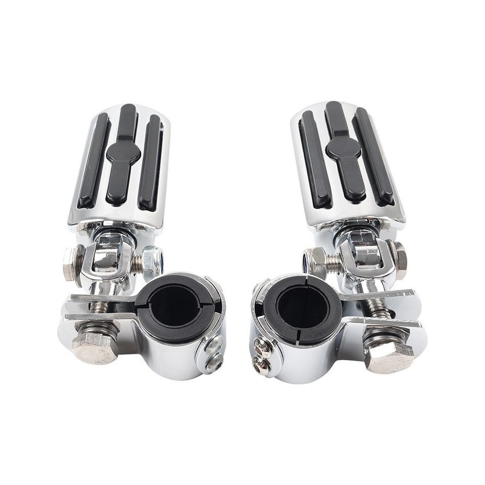 For Harley Touring Fatboy Motorcycle Highway Foot Pegs Rests 1" 1-1/4 ...