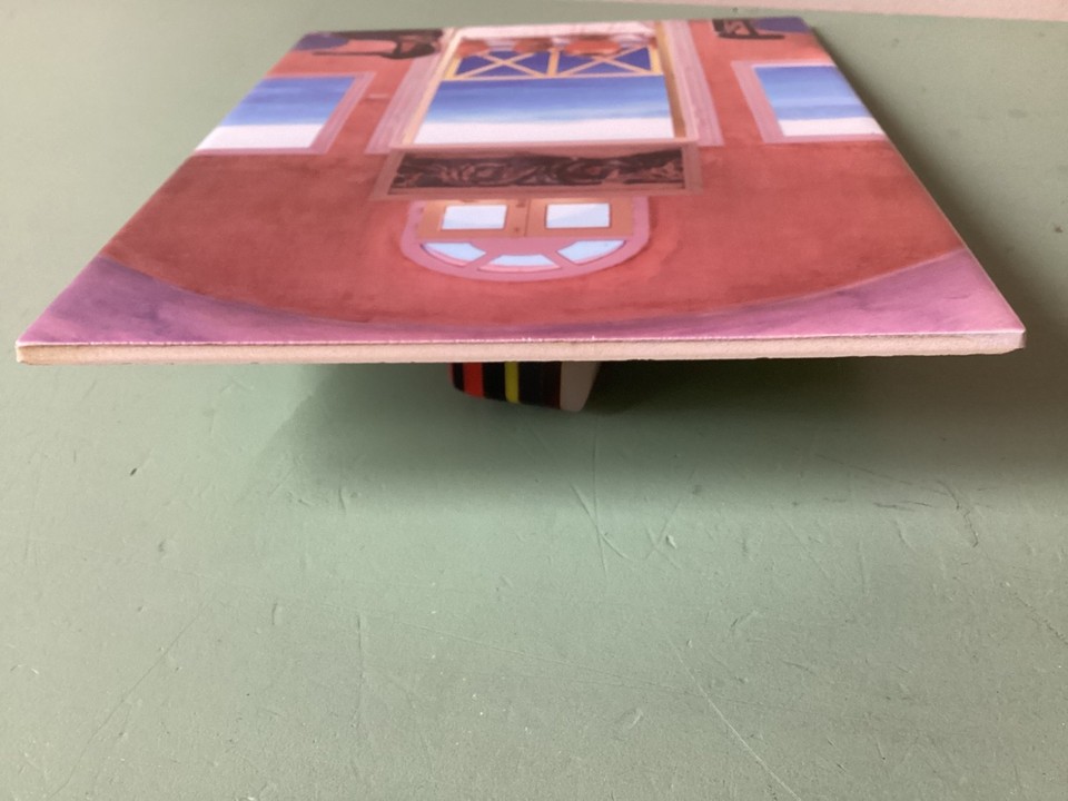 DAVID STERN'S 8" X 10" PHOTOS ON TILE—DOORWAY / SANTORINI, GREECE—*GOOD ...