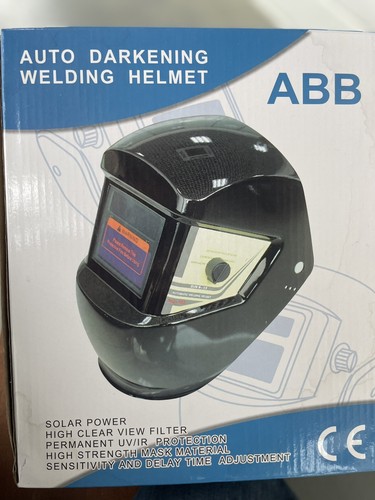 NEW ABB Welding Helmet Auto Darkening Solar Powered | eBay